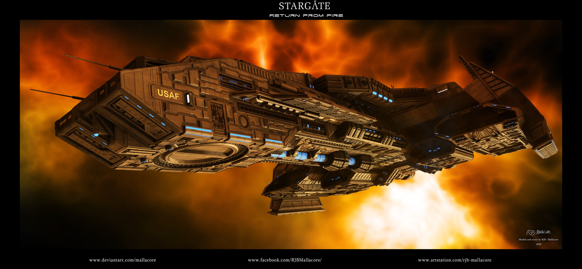 ArtStation - Stargate - Return from Fire