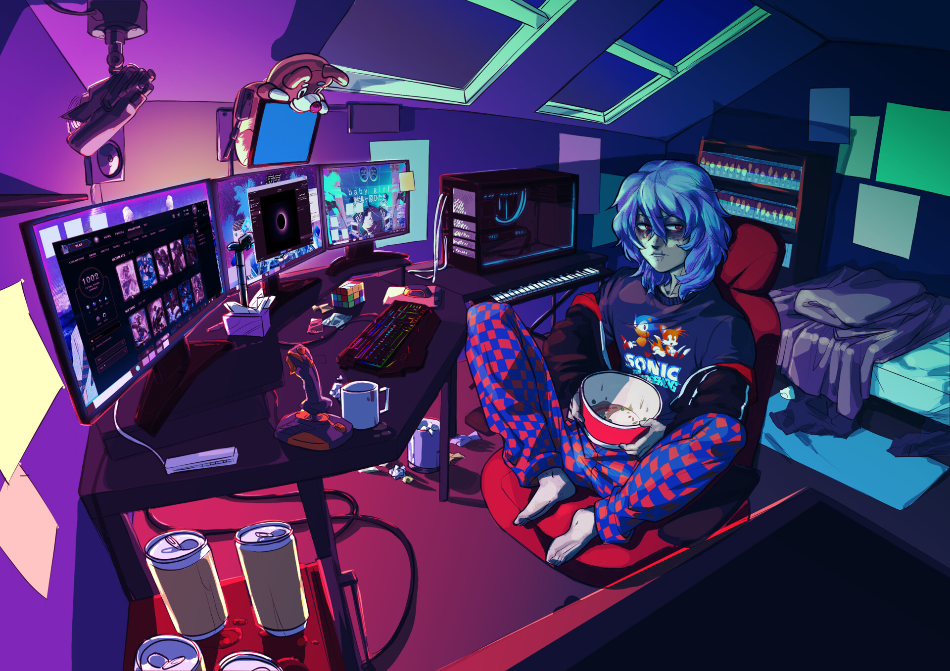 ArtStation - gamer room