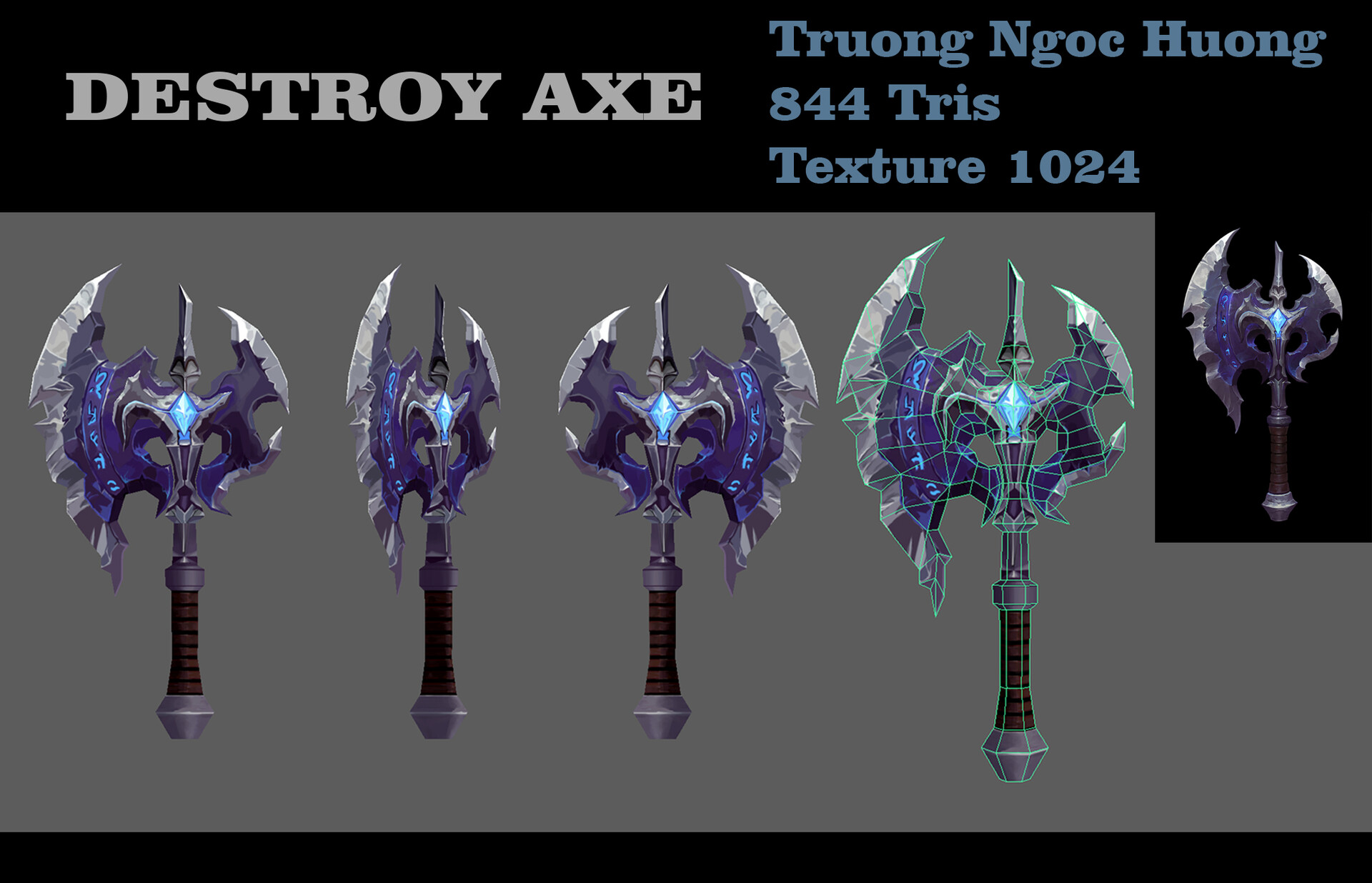 ArtStation - DESTROY AXE