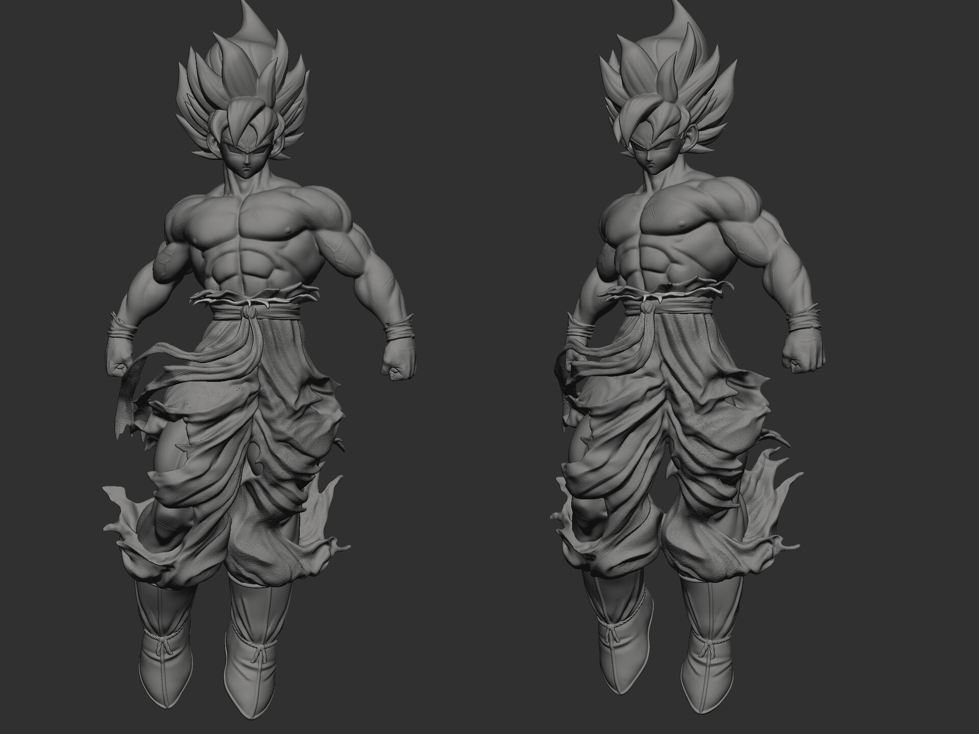 ArtStation - GOKU DRAGON. BALL Z