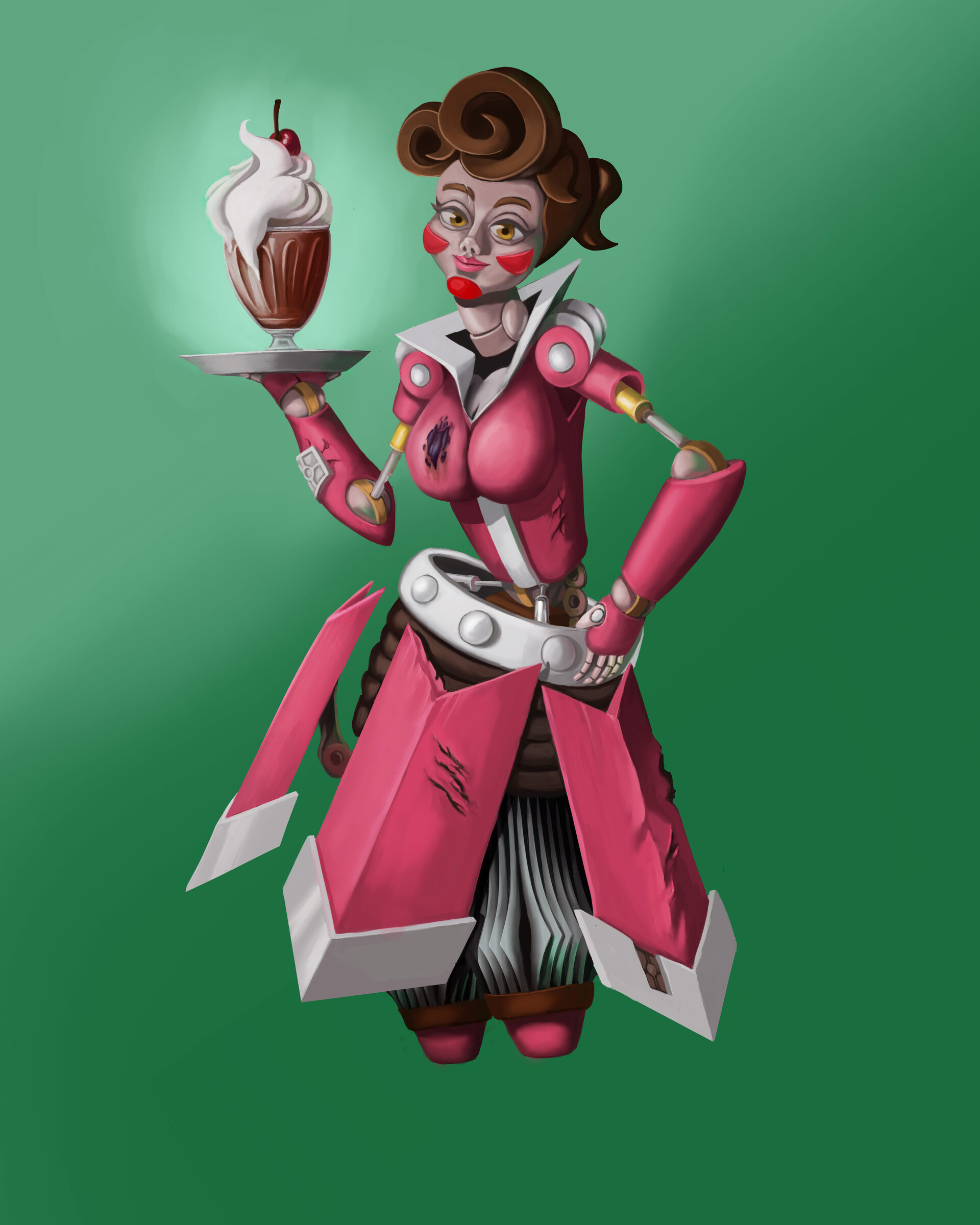 Retro Futurism Robot