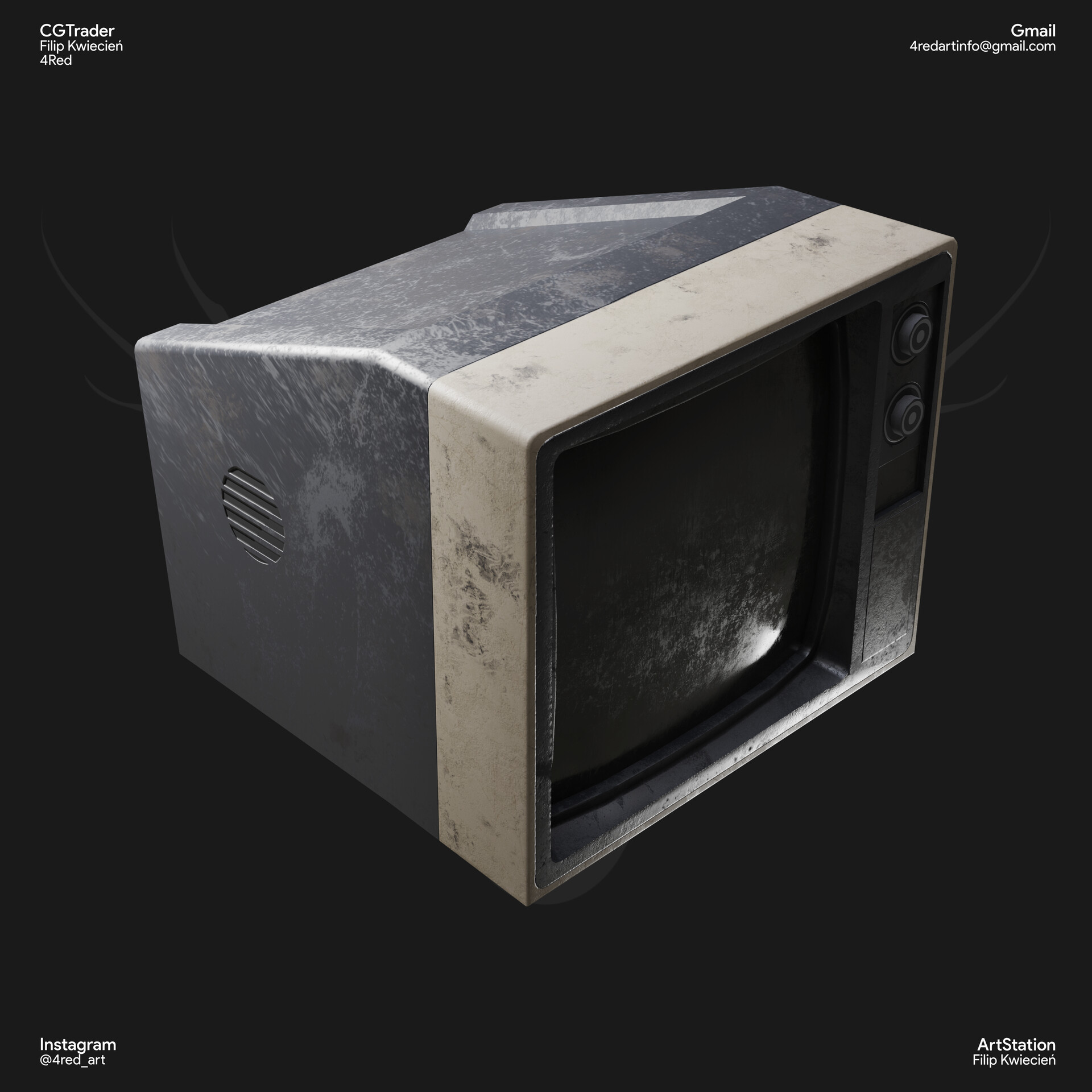 ArtStation - Prop | Old Tv