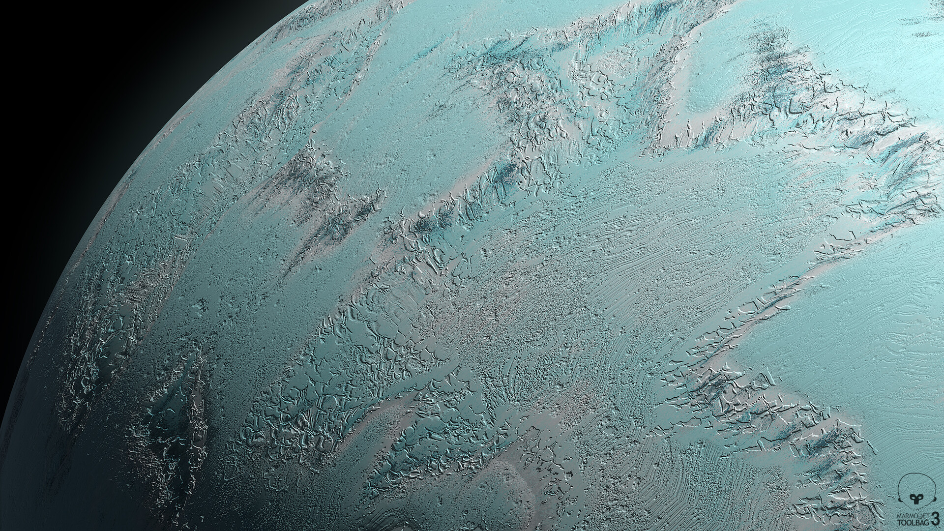 ArtStation - Frozen Planet Material