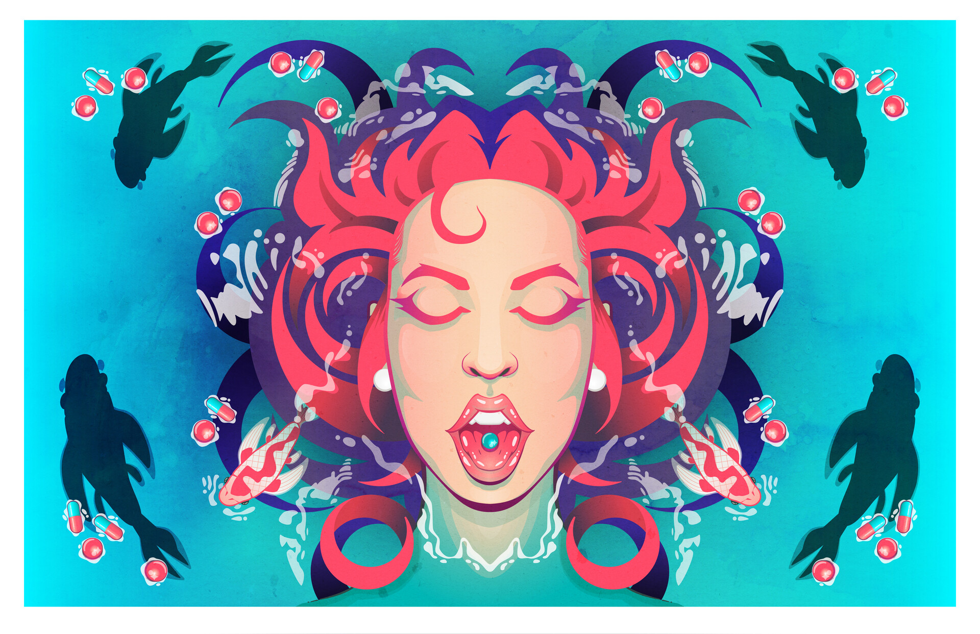 ArtStation - Better Living through Pharmaceuticals - Vector Illustration