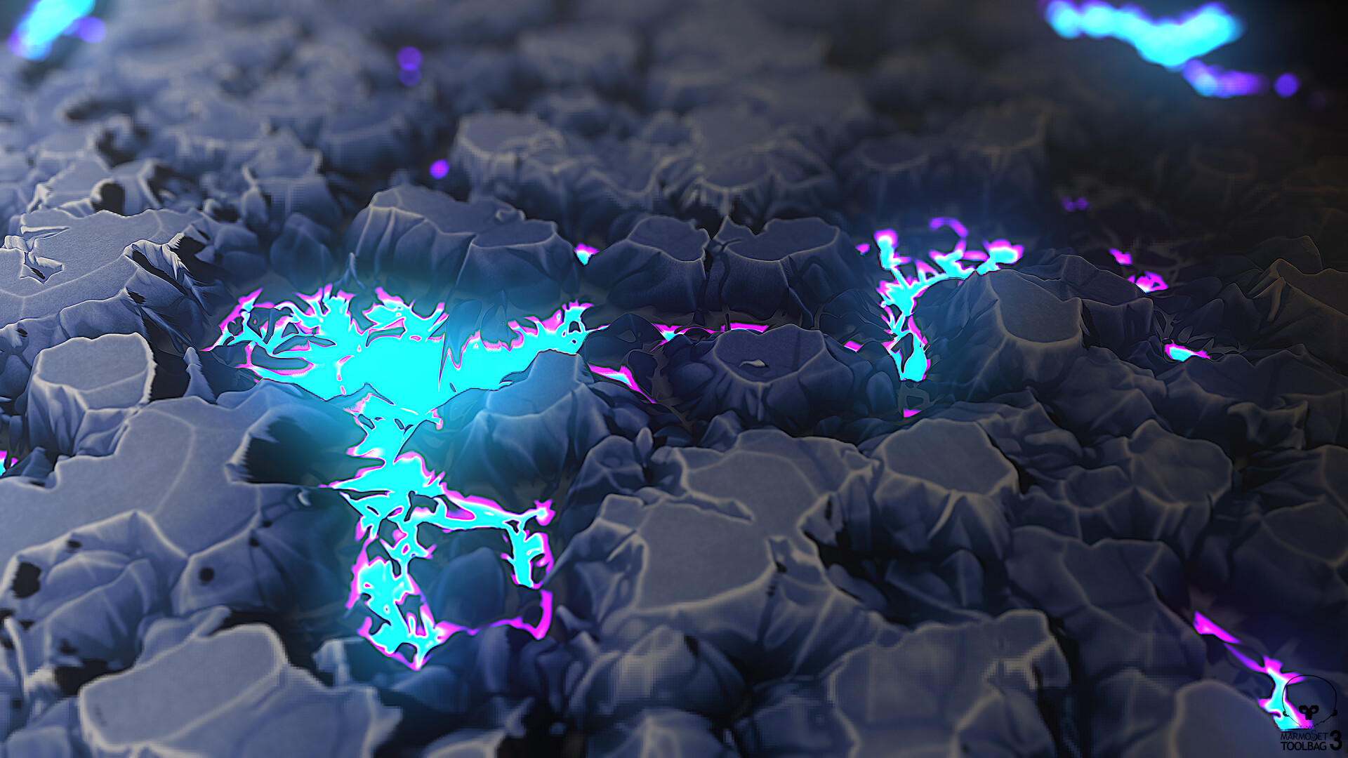 ArtStation - Stylized Energy Planet