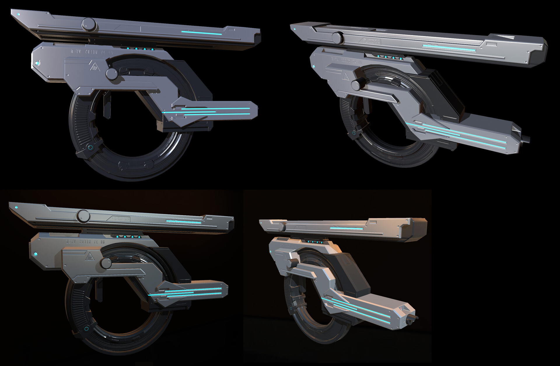 Sergey Andreychenko - Warframe - Corpus Gun