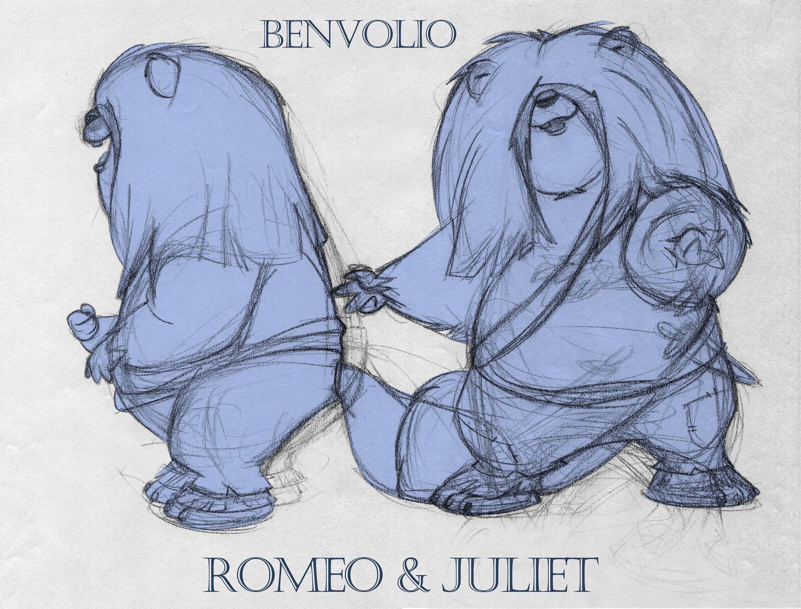 Benvolio Romeo And Juliet Drawing