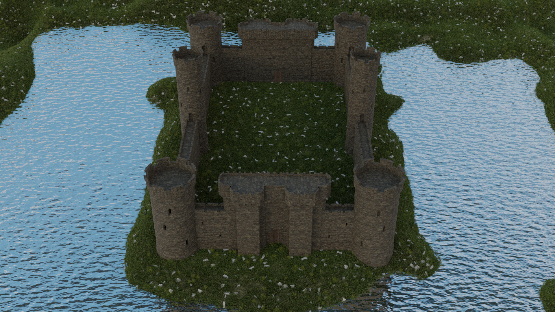 Chaitanya Garg - 3D reconstruction of Bodiam Castle, East Sussex
