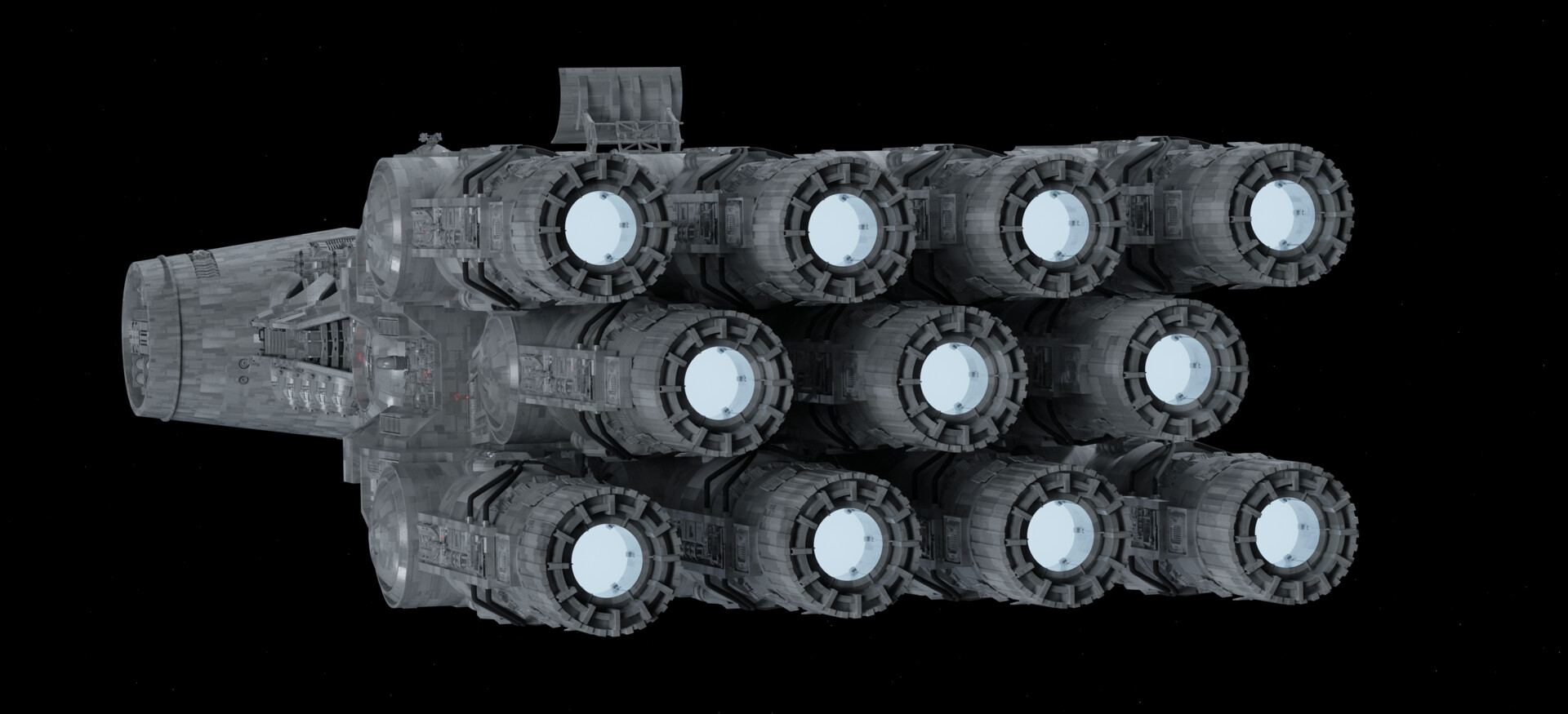 bass Mania - modeling and render corellian corvette star wars