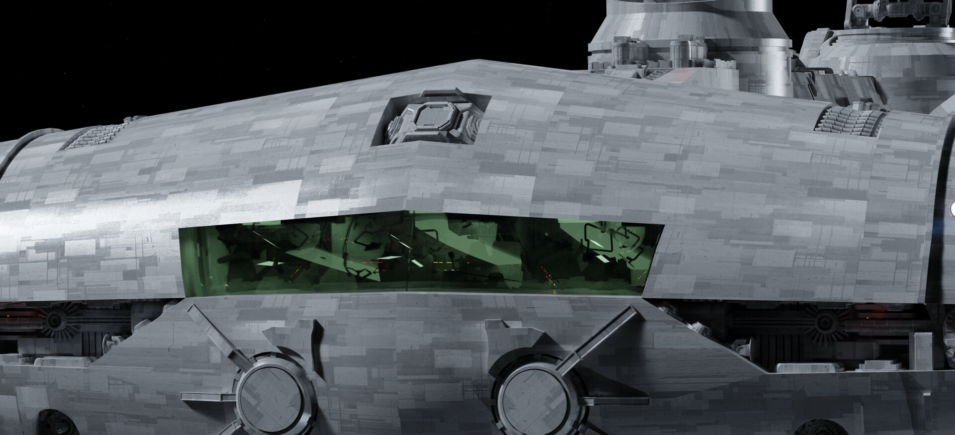 bass Mania - modeling and render corellian corvette star wars