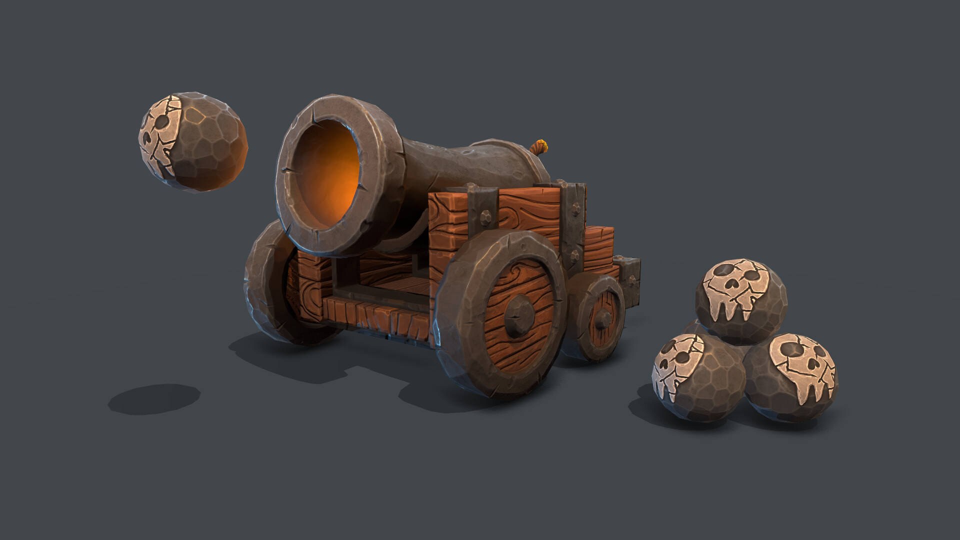 ArtStation - Stylized cannon
