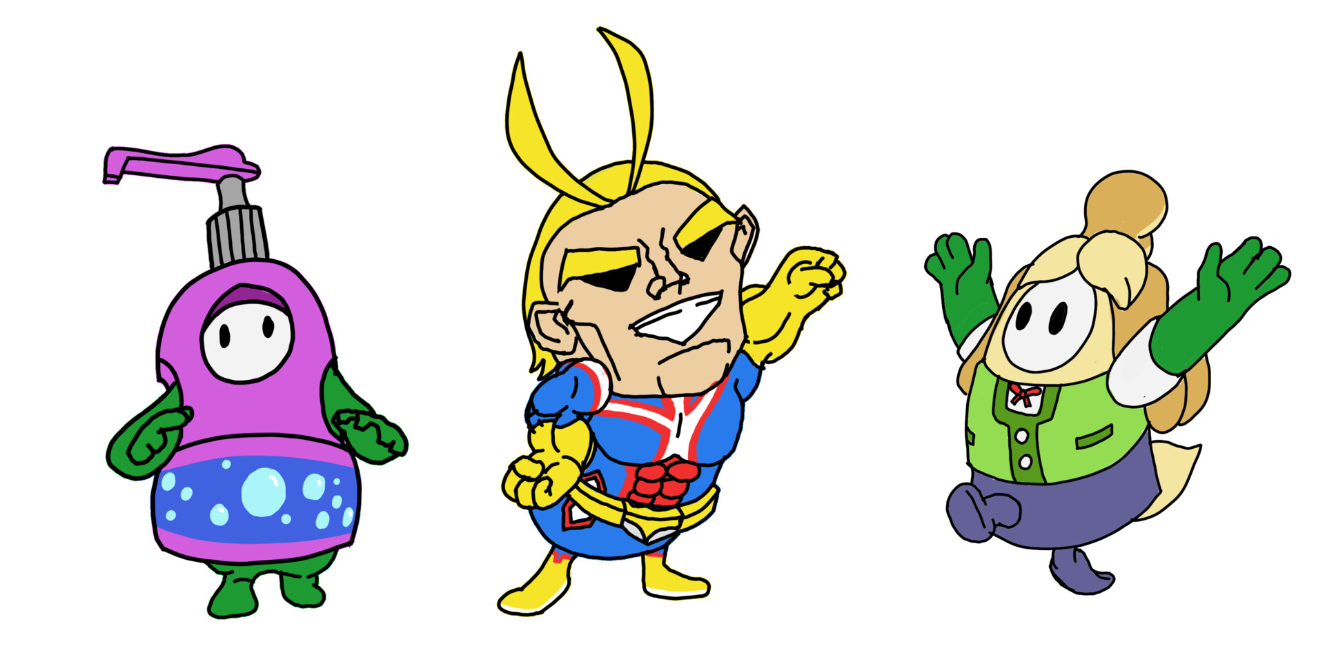 ArtStation - Fall Guys Custom Costumes 2