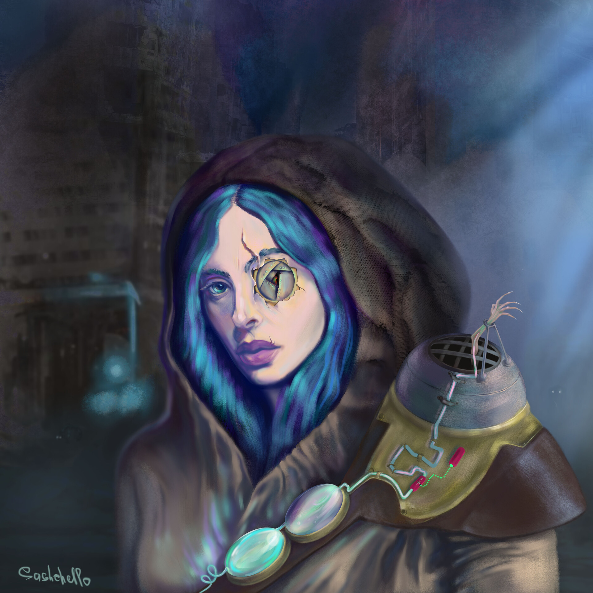 ArtStation - Post apocalyptic girl