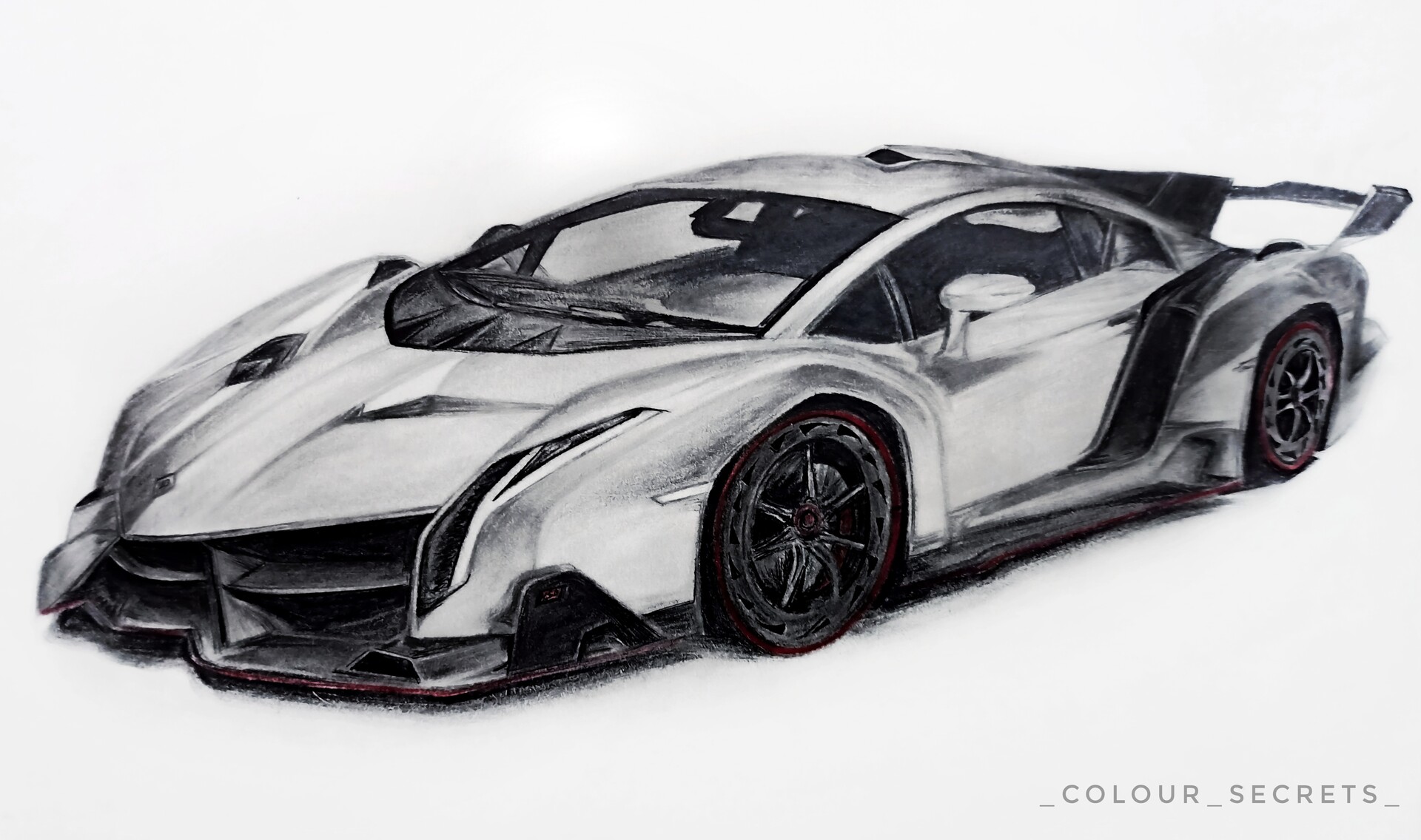 how to draw detailed car