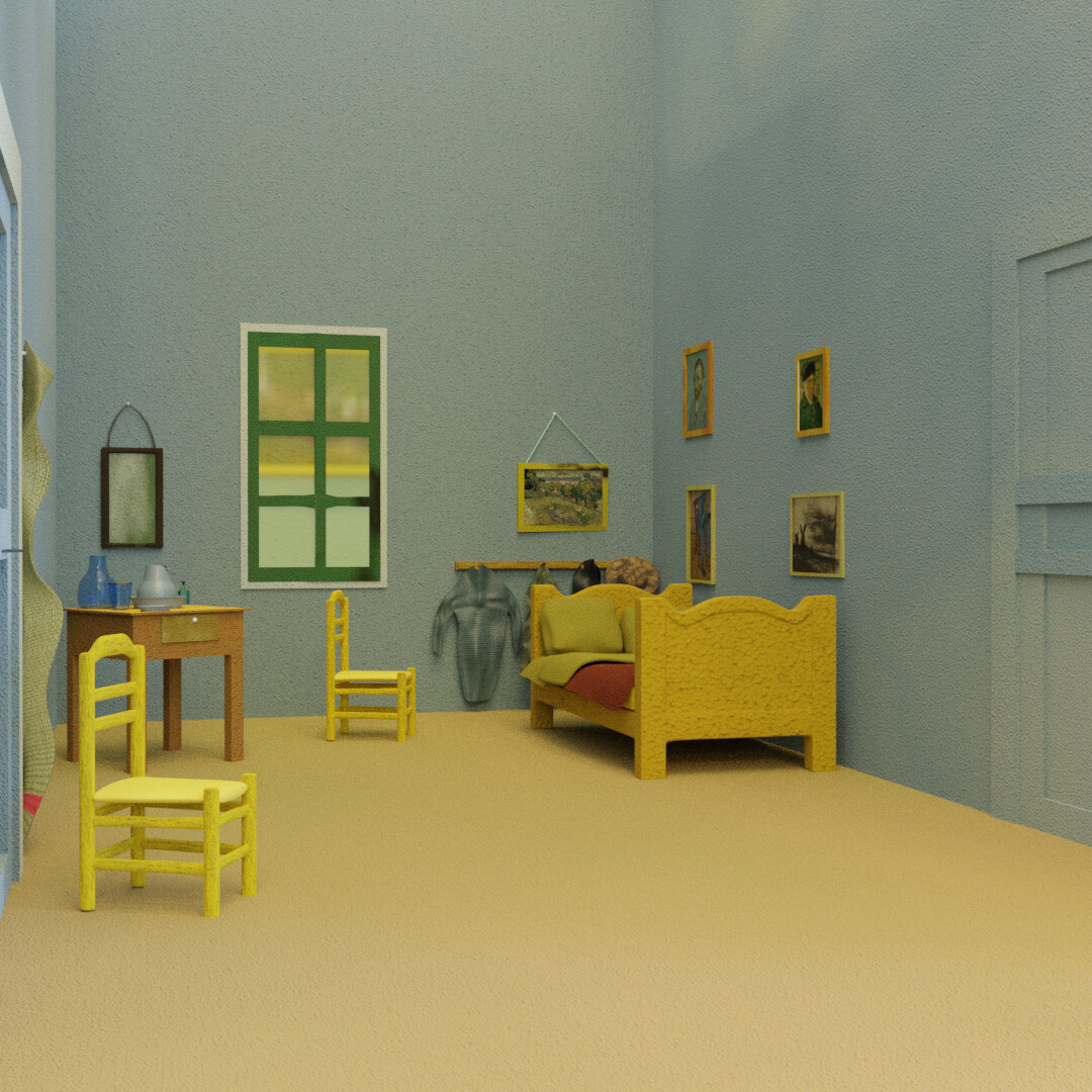 ArtStation - Van Gogh room