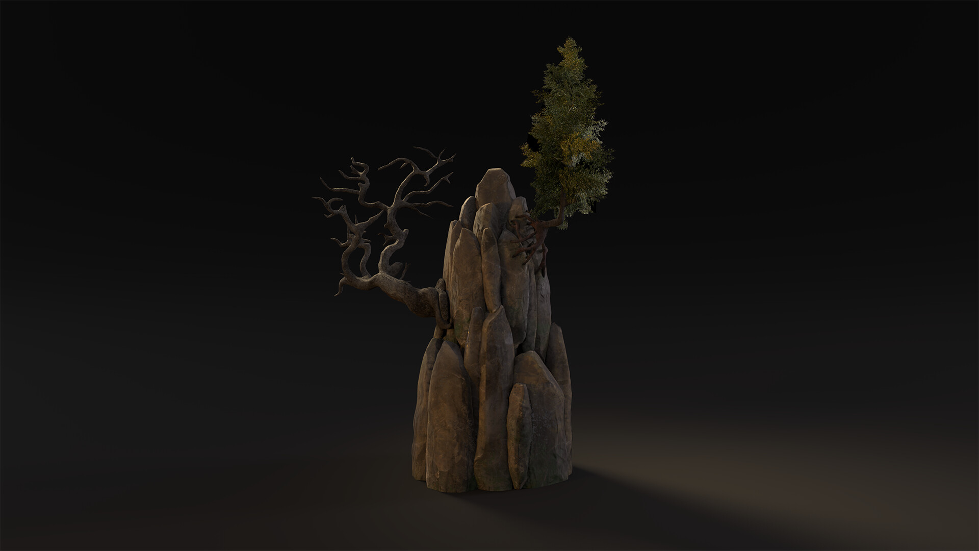ArtStation - Rocks and Trees