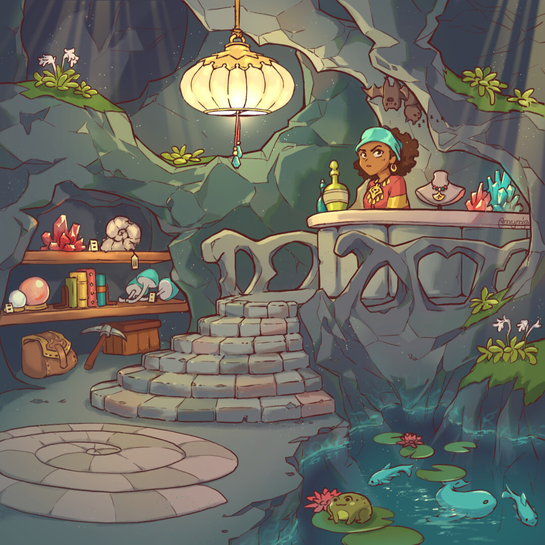 ArtStation - Cave Shop