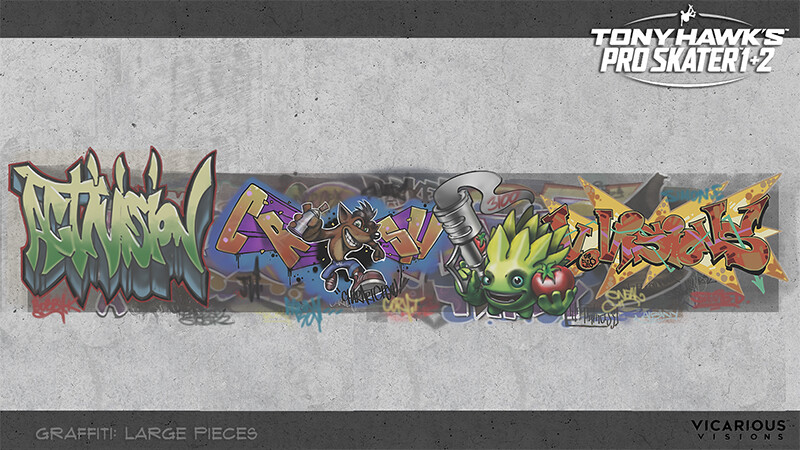 Pointpusher.com - Concept Art (2D/3D): Tony Hawk Pro Skater 1 & 2 Remaster