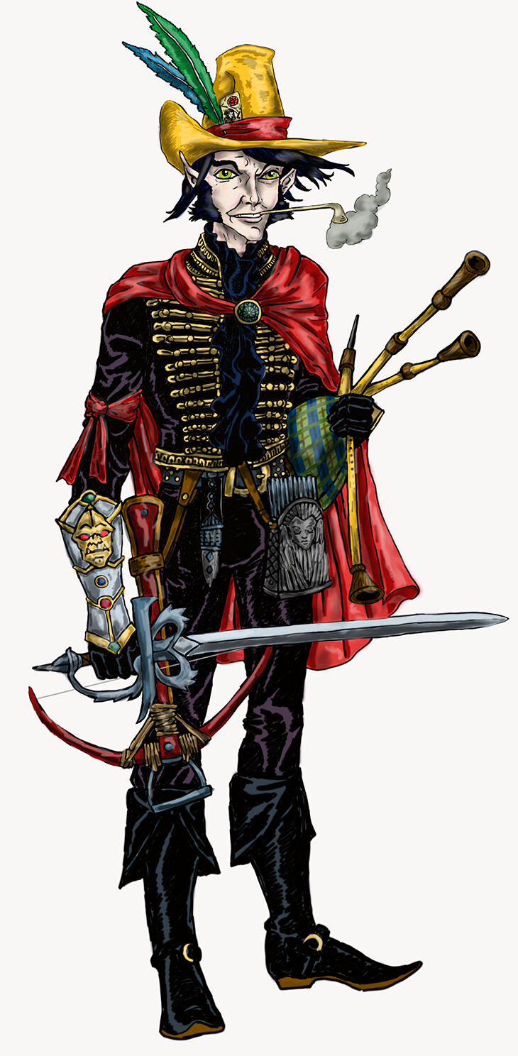 ArtStation - Rook Antember - Dungeons & Dragons character illustration