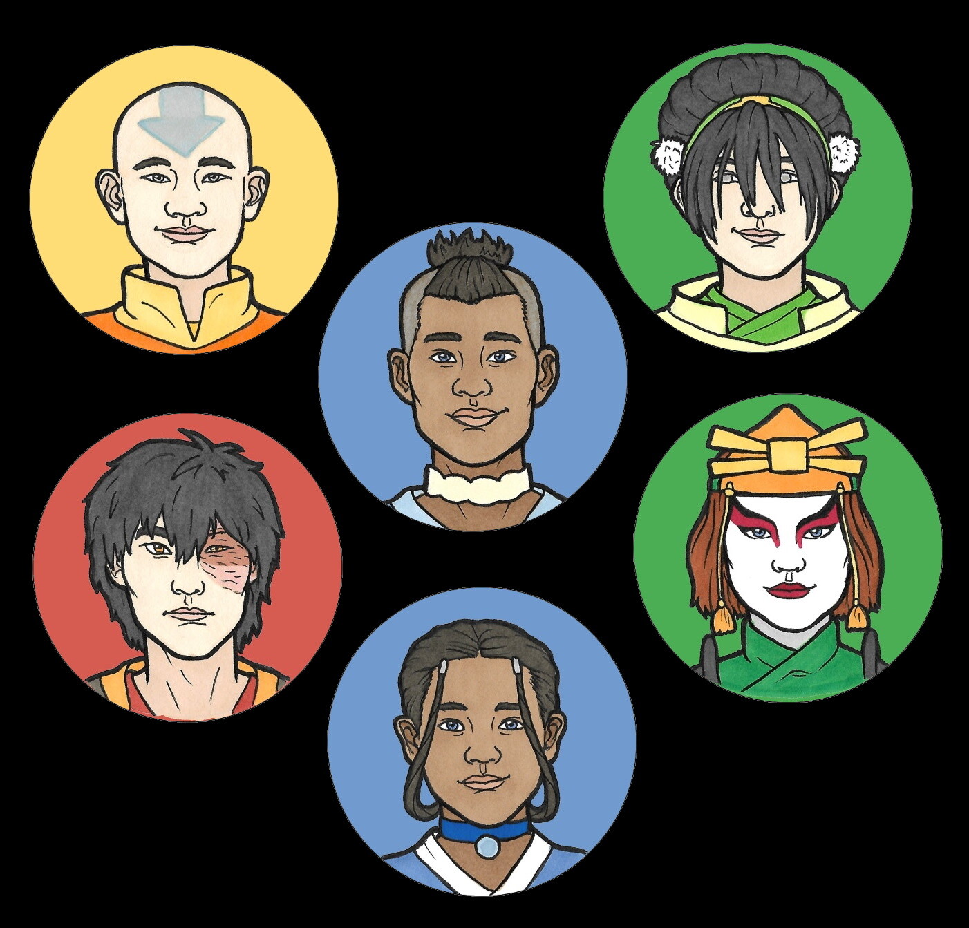 ArtStation - Badge Designs - Avatar: The Last Airbender