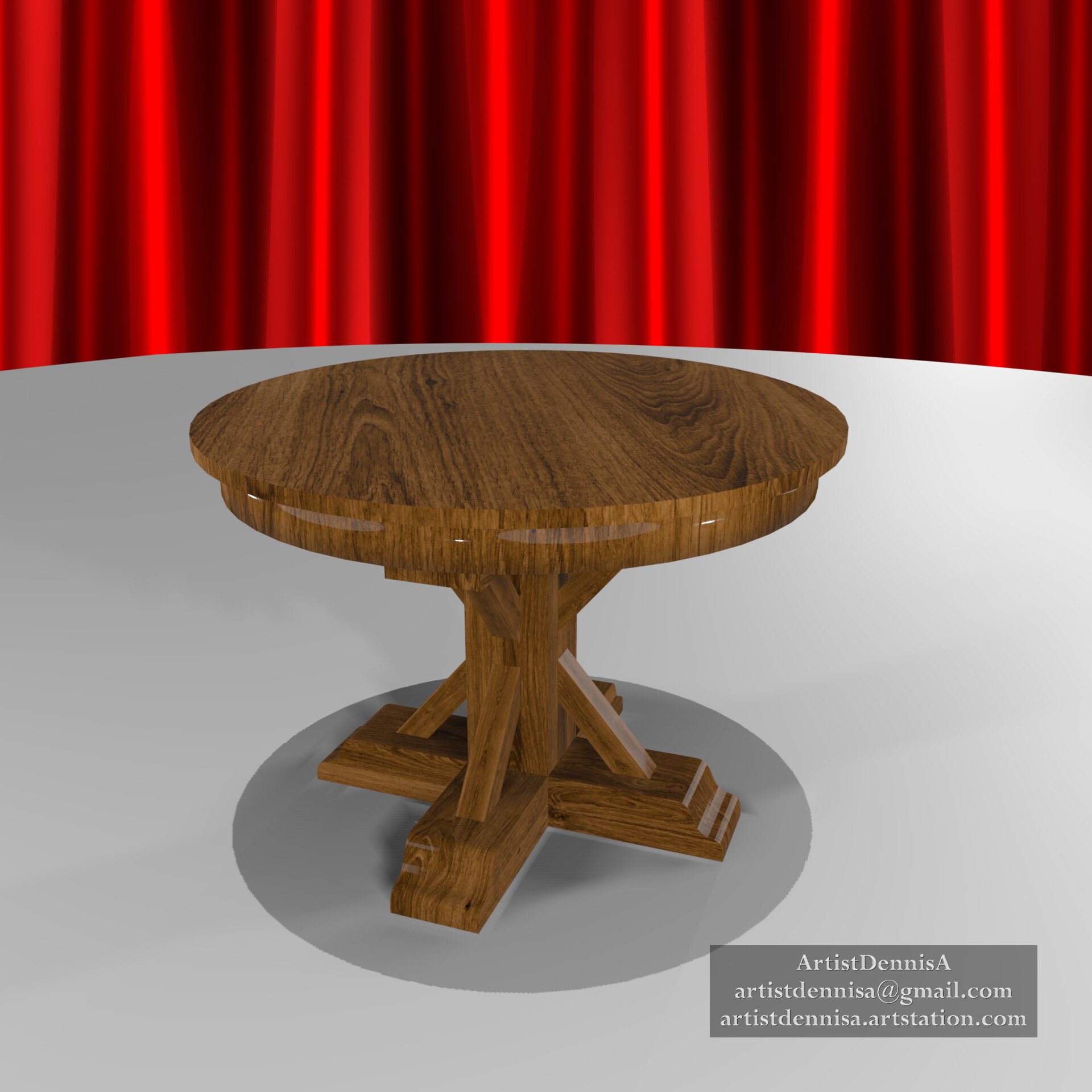 ArtStation - 3D Furniture - Table 01