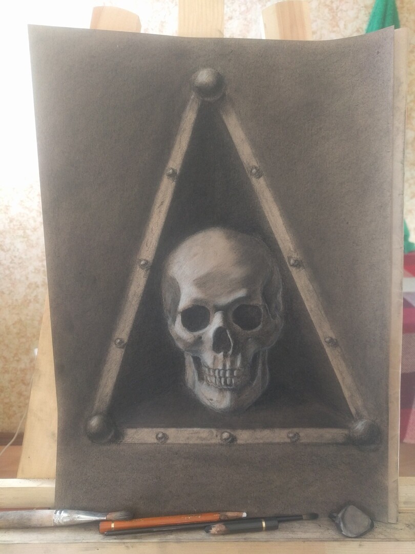 ArtStation - Mirkul(charcoal/chalk drawing)