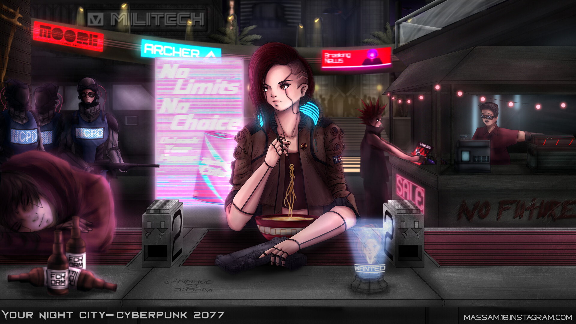 ArtStation - Your Night City (Cyberpunk 2077)