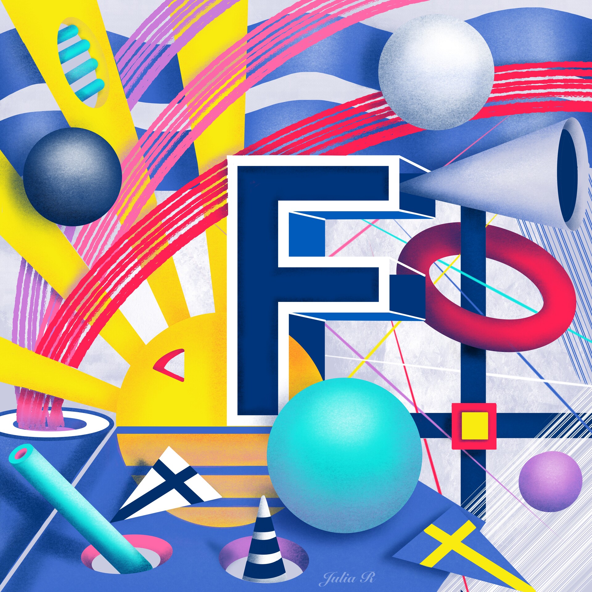 ArtStation - Letter F