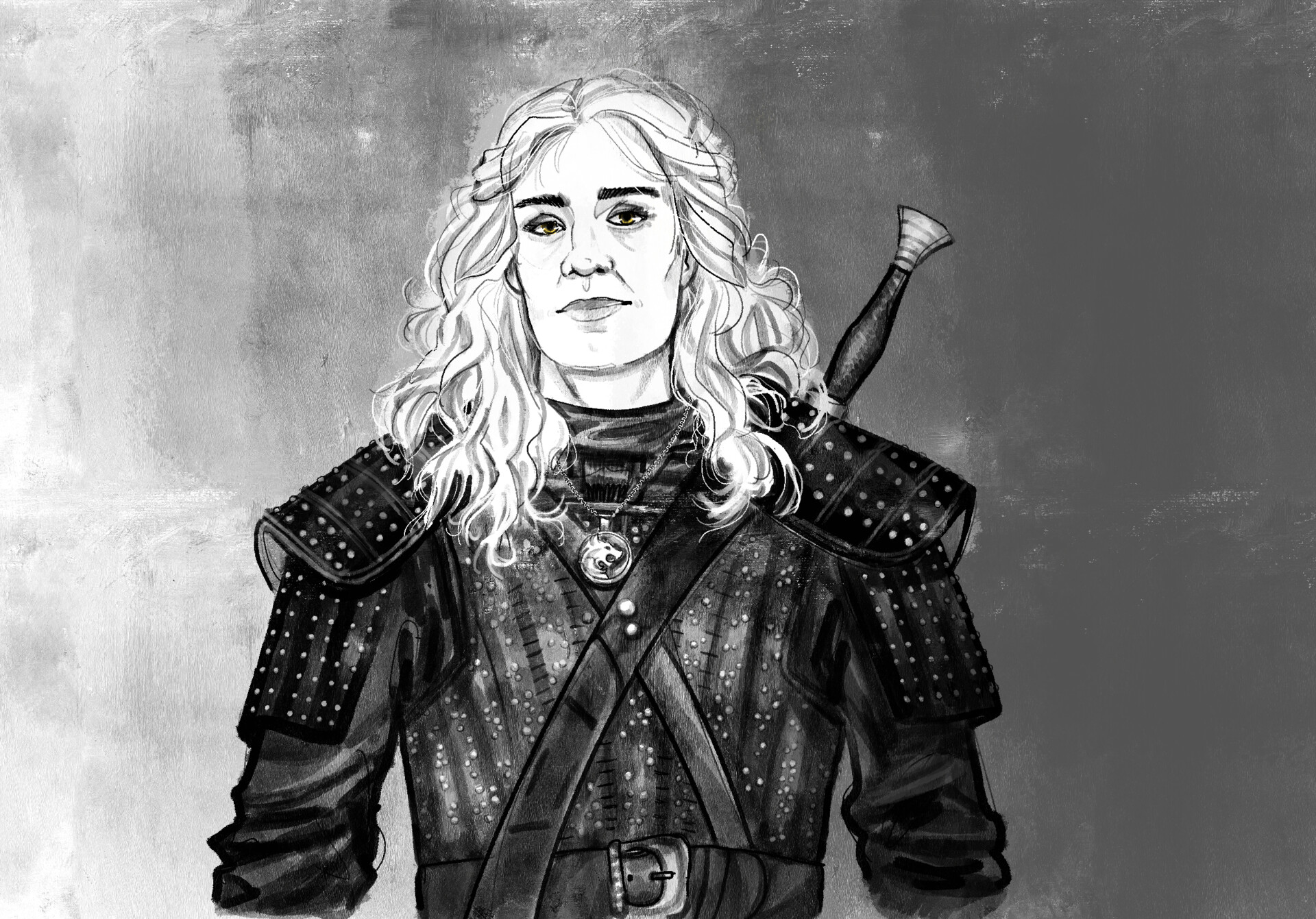 ArtStation - Female Witcher sketch studies