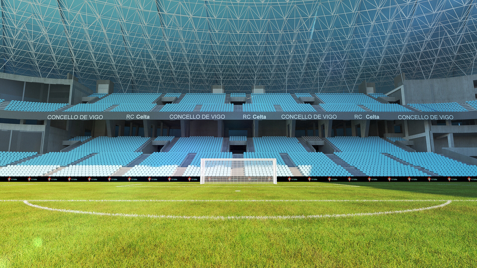 ArtStation - Balaidos football stadium