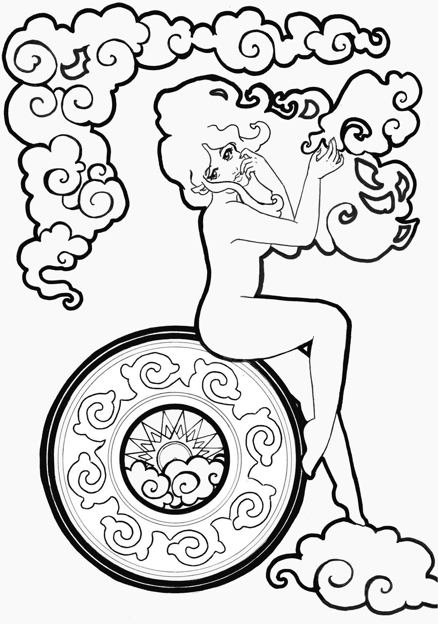 eos goddess coloring pages