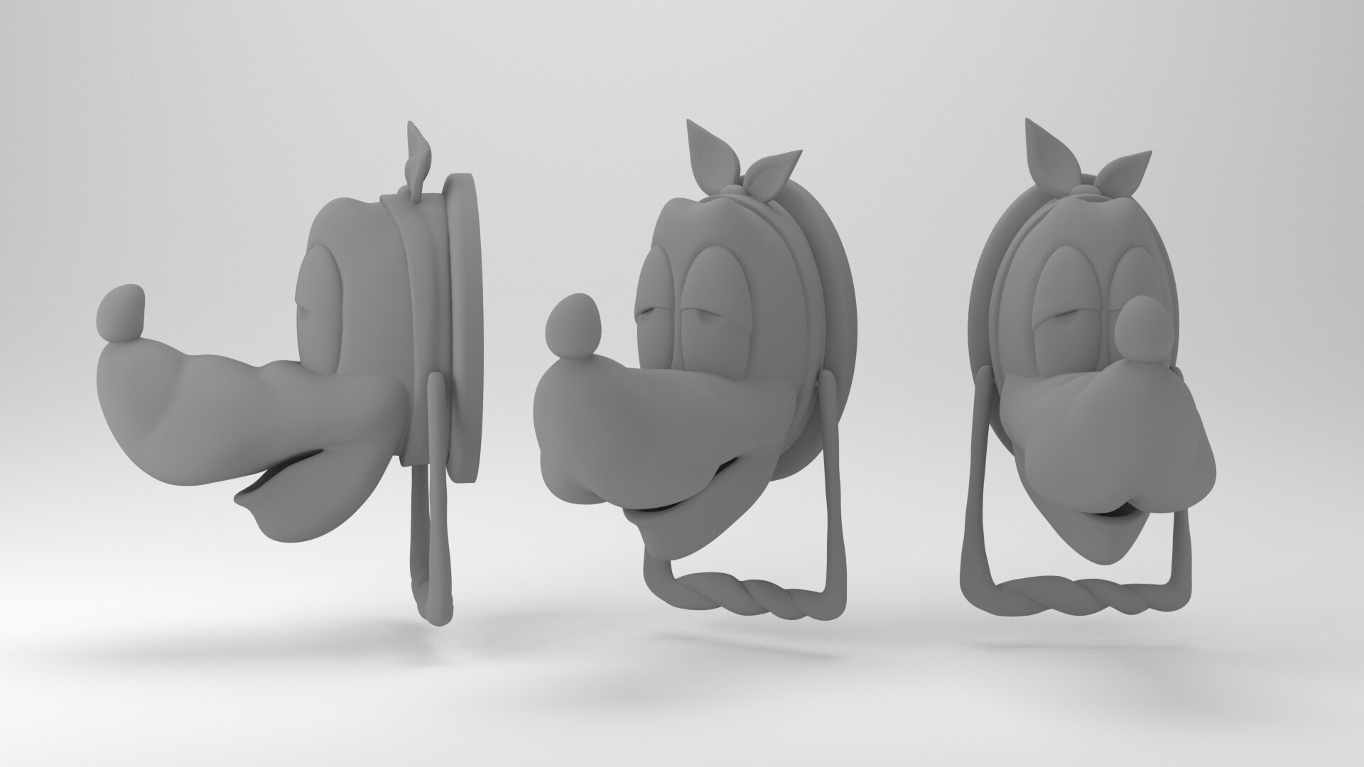 ArtStation - Goofy - Haunted Door Knocker