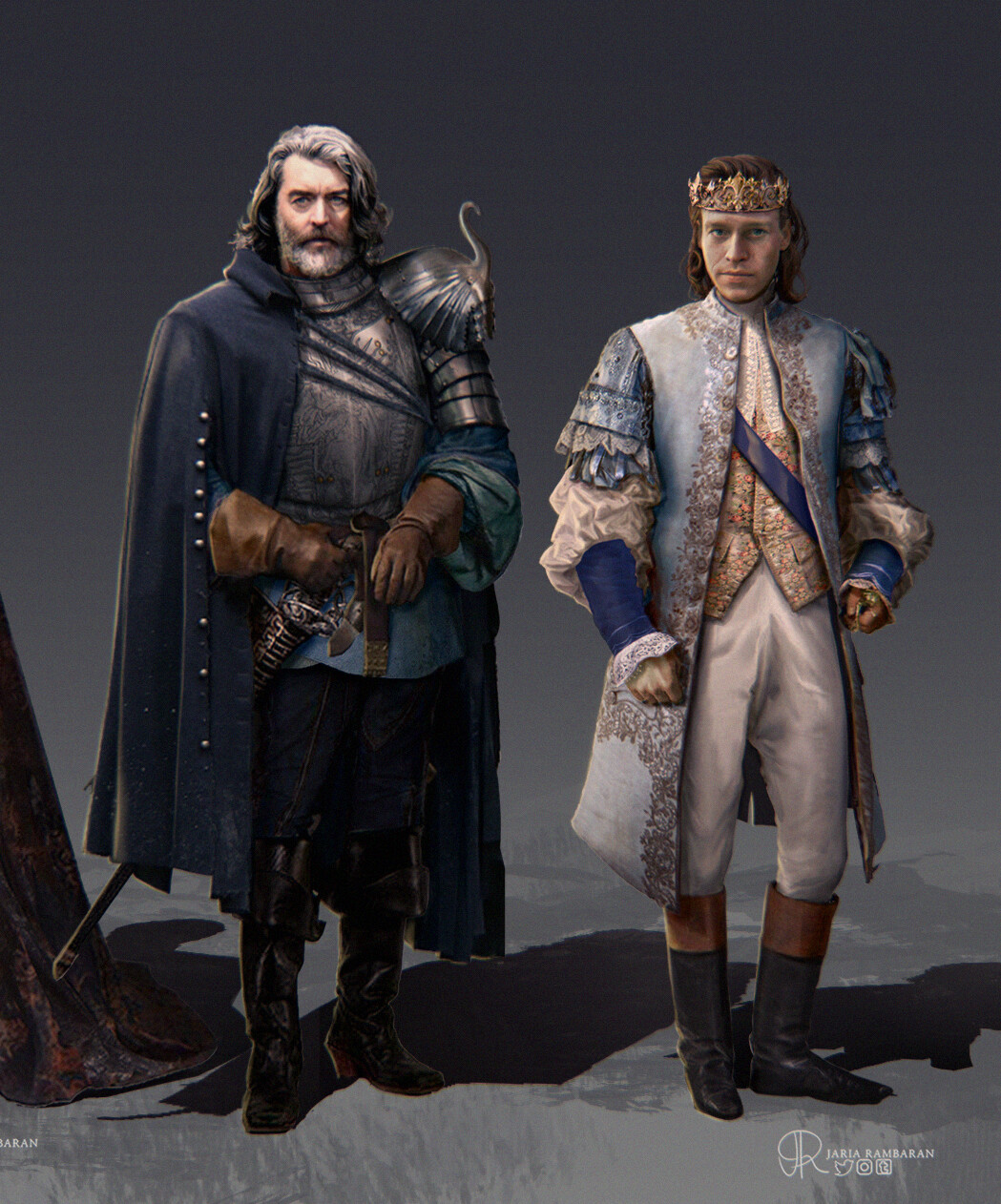 ArtStation - The Three Musketeer Visual Development-Treville and Louis XIII