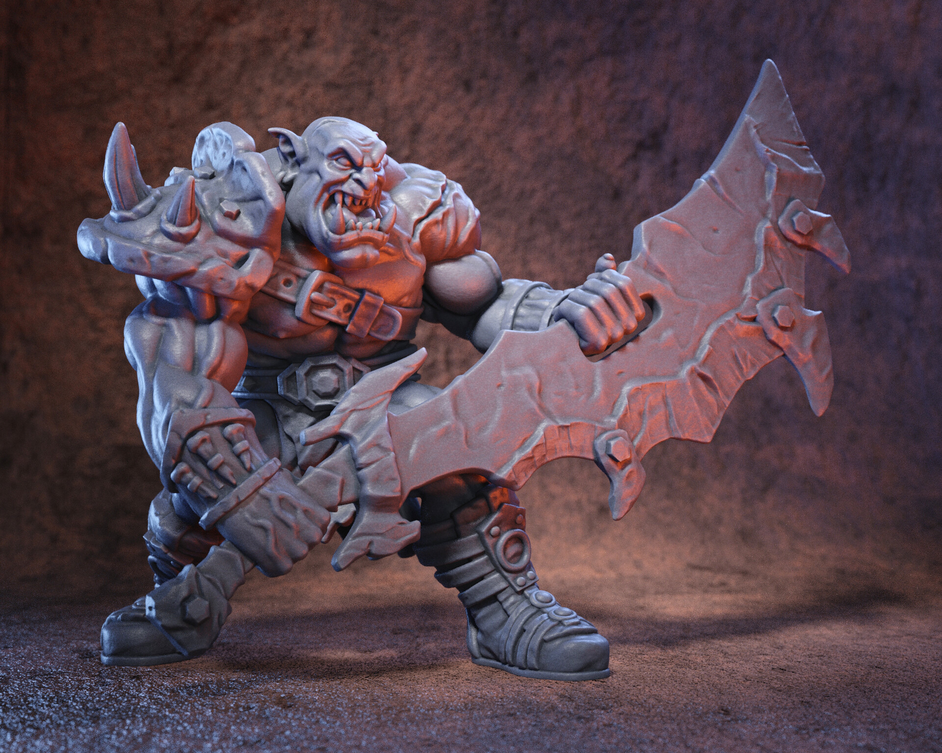 ArtStation - Pit Fighter! Blood On The Sands - Orc Variant