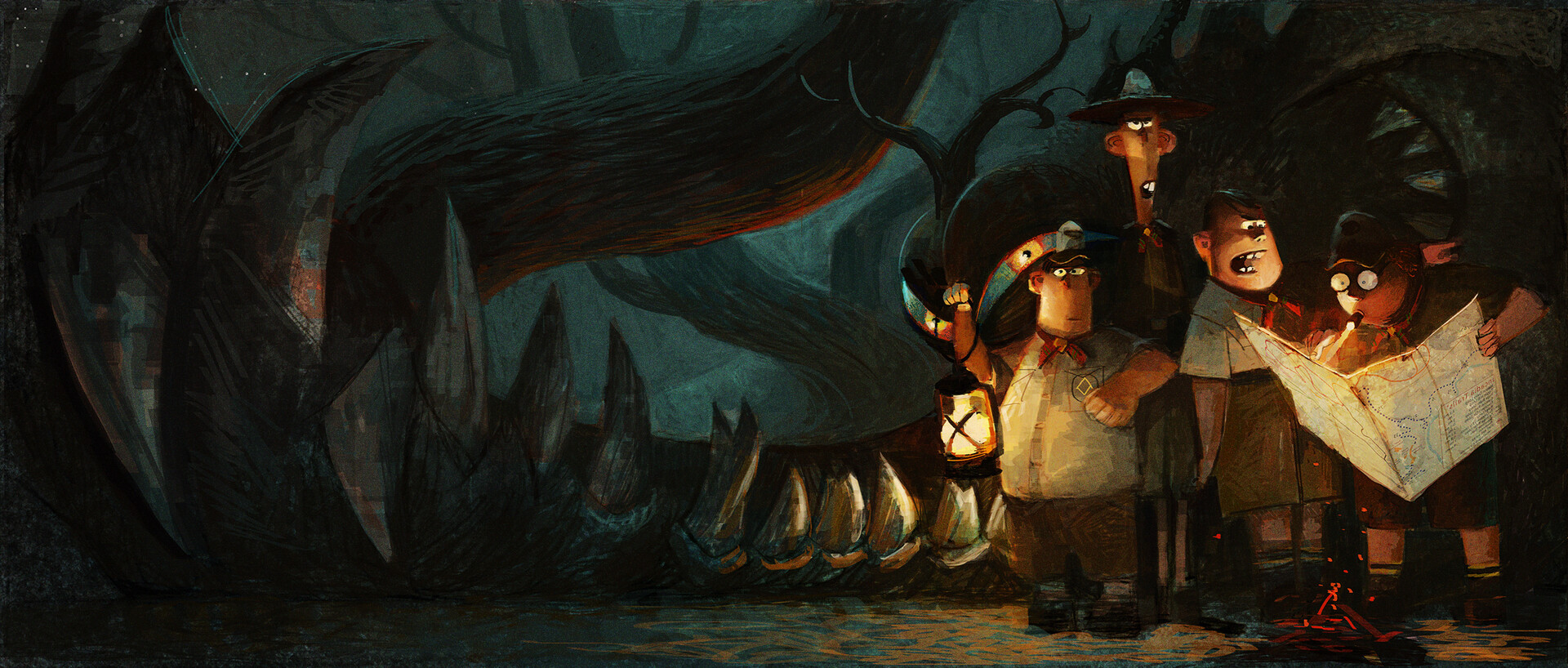 August Hall - Concept Art