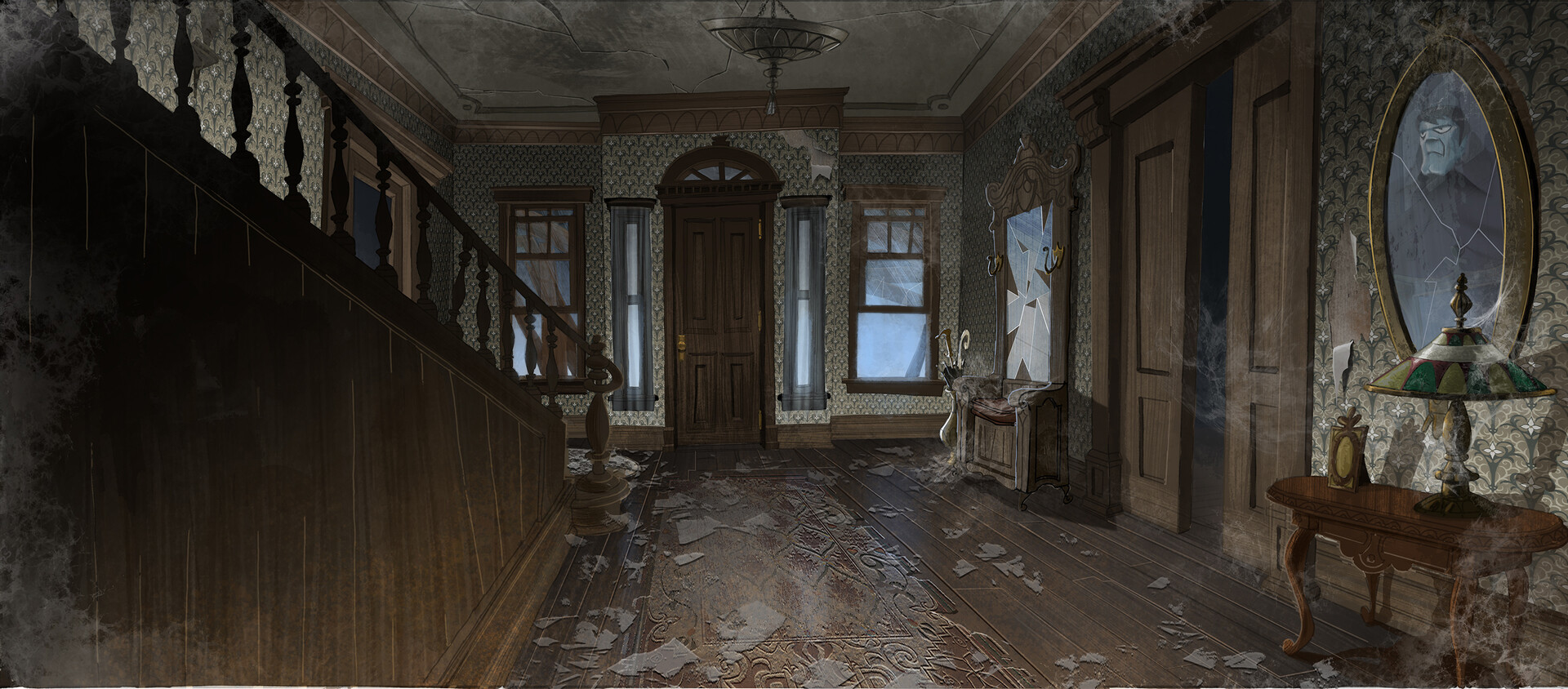 August Hall - Concept Art