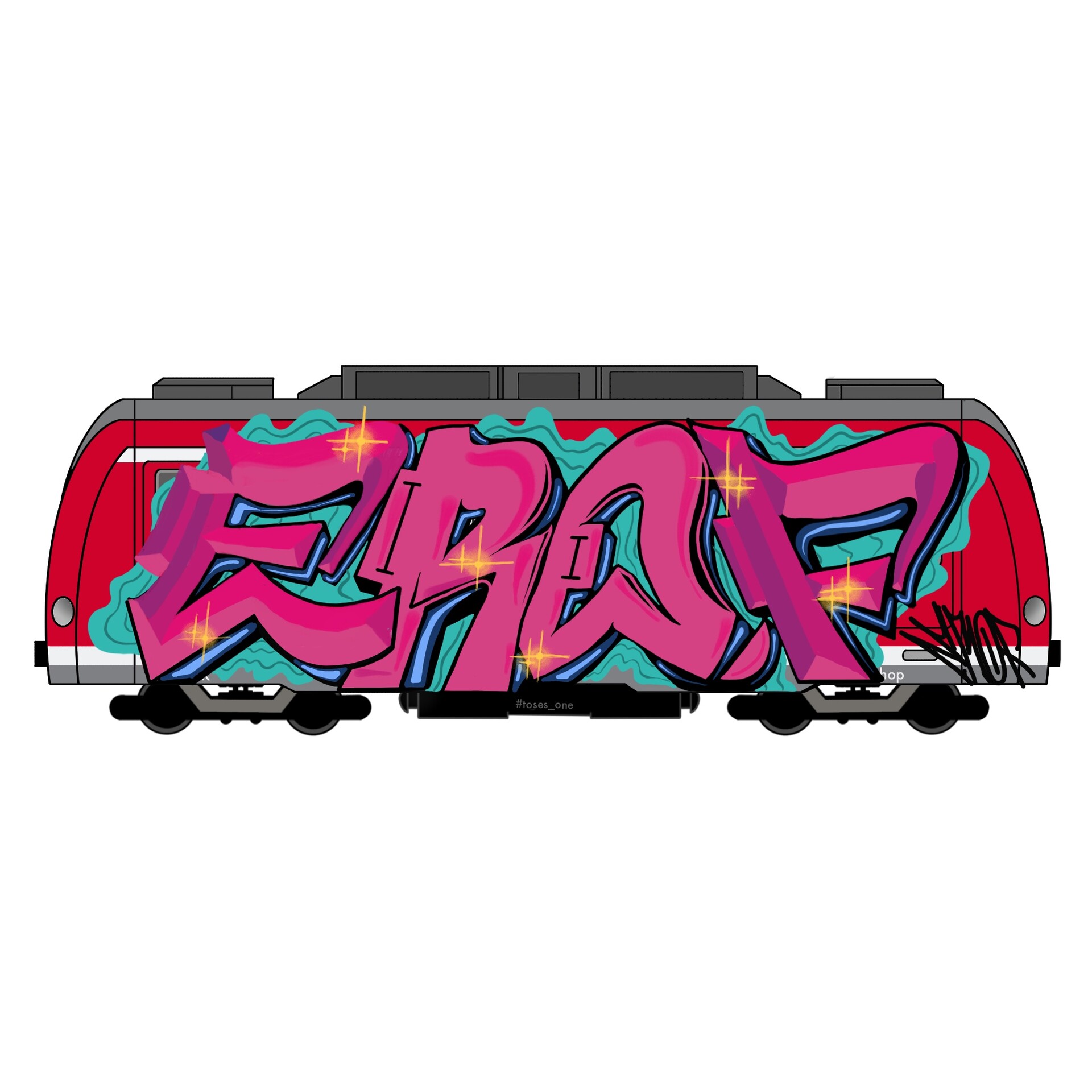 ArtStation - Digital graffiti art