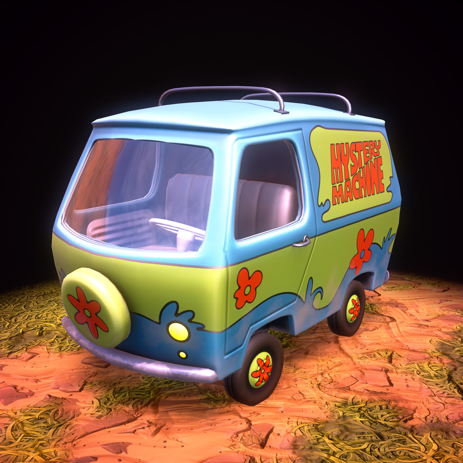 ArtStation - Mystery Machine | Stylized Fan-art, Oleg Senakh