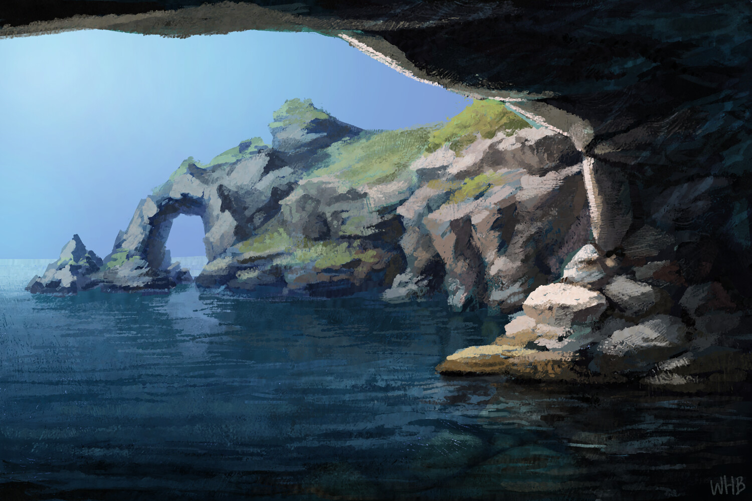 Ekaterina Kuznetsova - Coastal cliffs