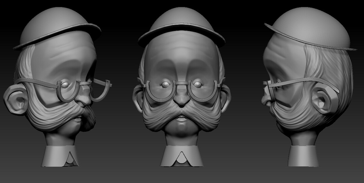 YTong Chen - (the coward) cartoon head