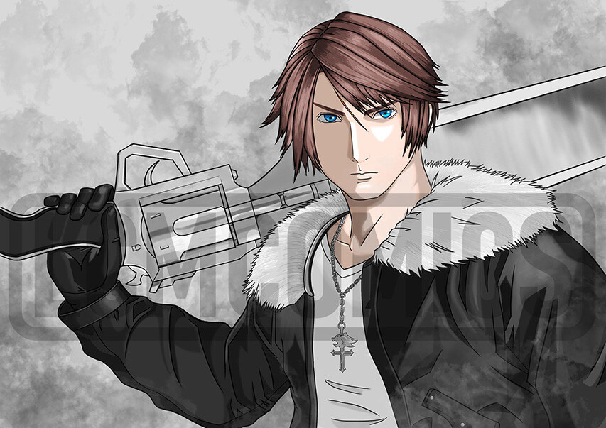 Final Fantasy 8 Squall Anime