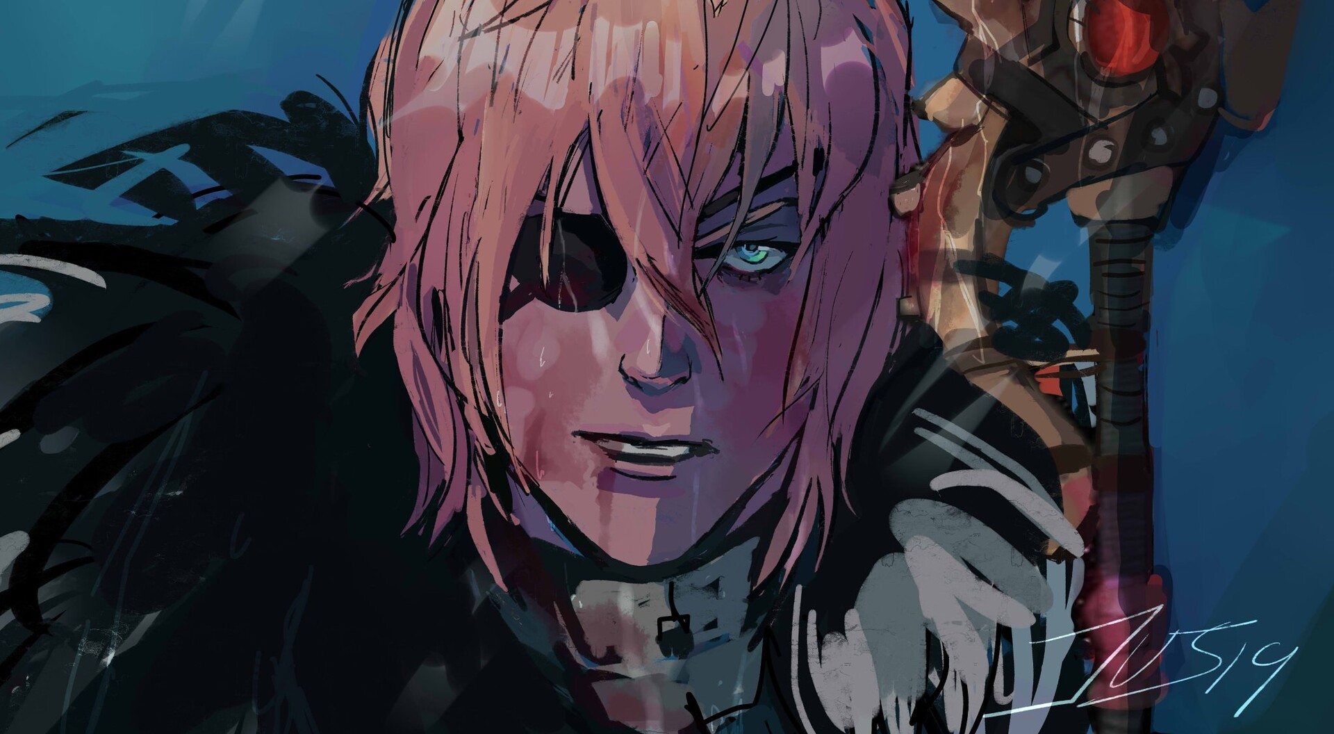 ArtStation - Boar king (headshot)