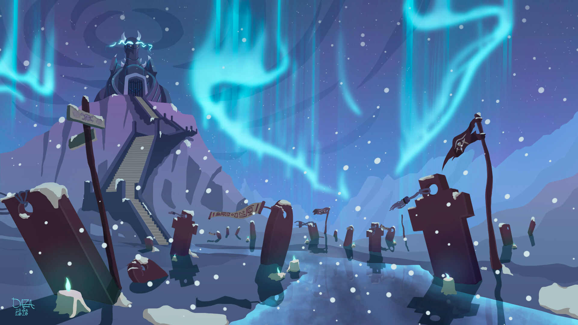 ArtStation - Dragon Graveyard