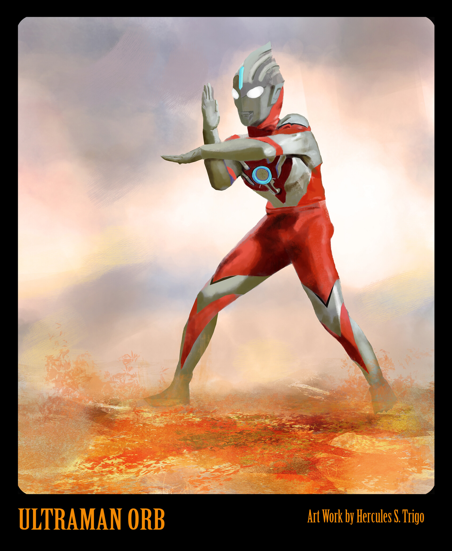 Artstation Digital Art Ultraman Orb