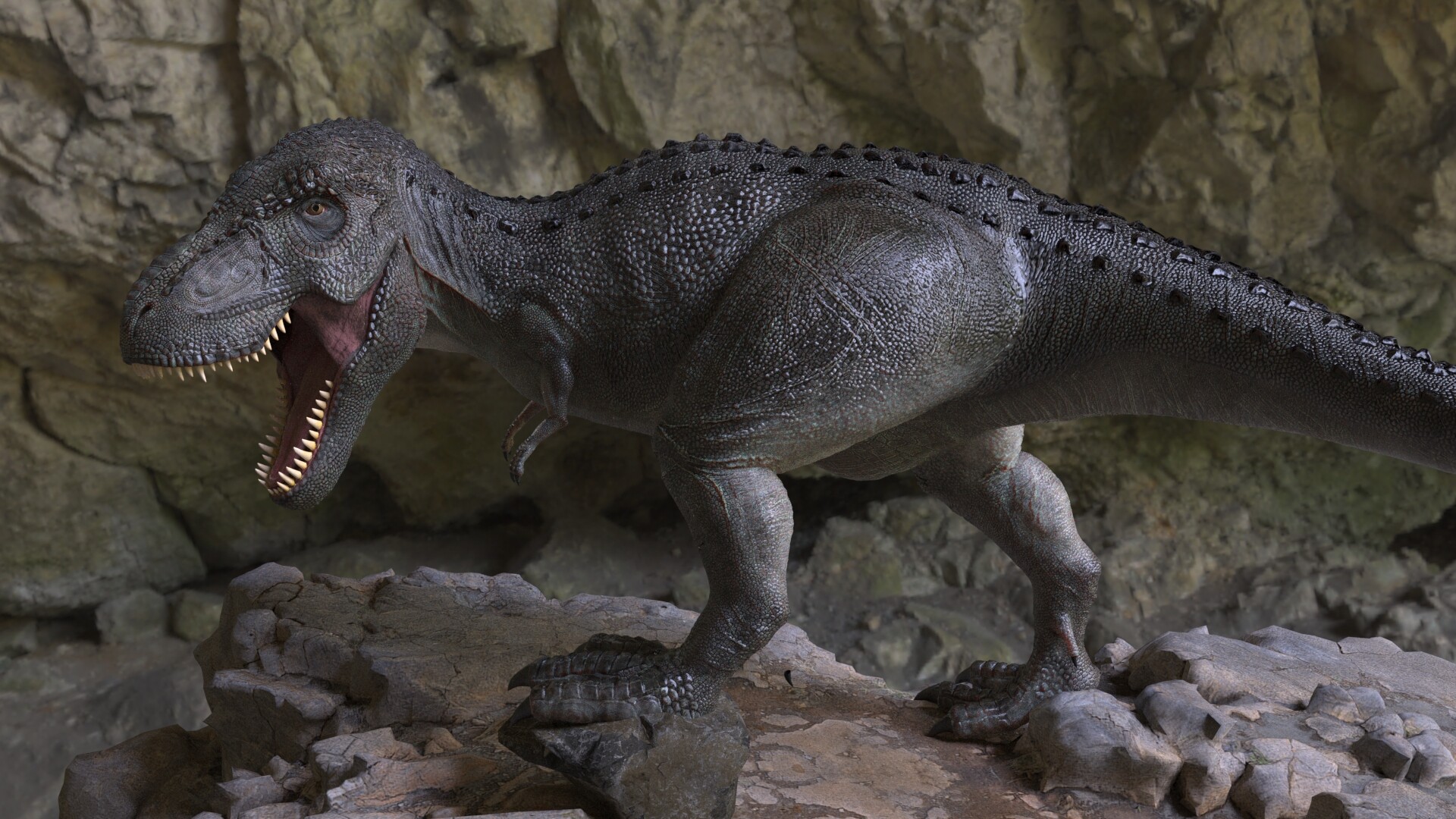 Floris Vanderkerken - T-rex sculpting school project