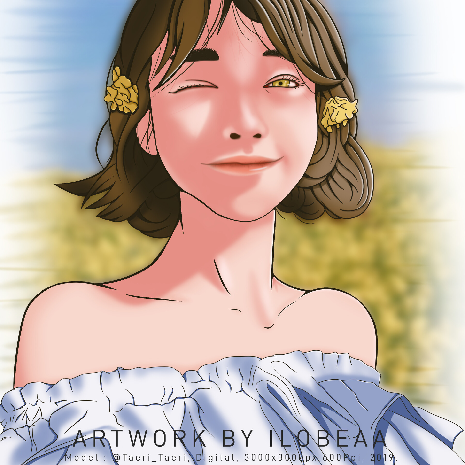 ArtStation - Portrait fanart - Taeri Taeri