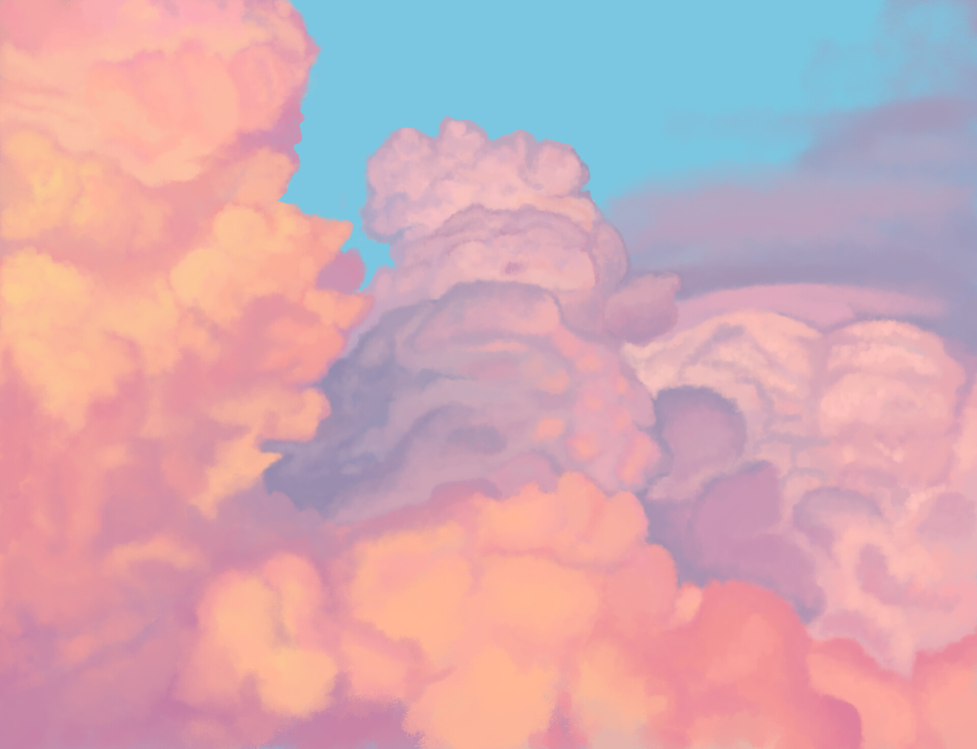 ArtStation - pink sky