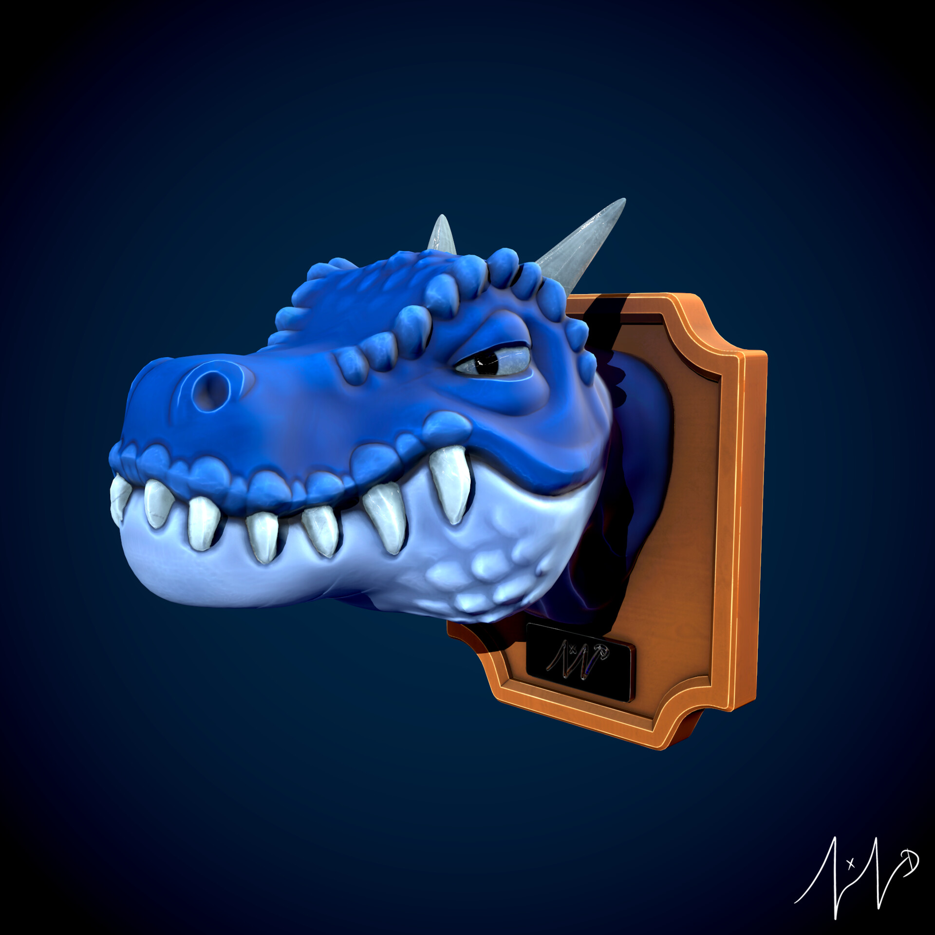 ArtStation - Stylized Dinosaur Head