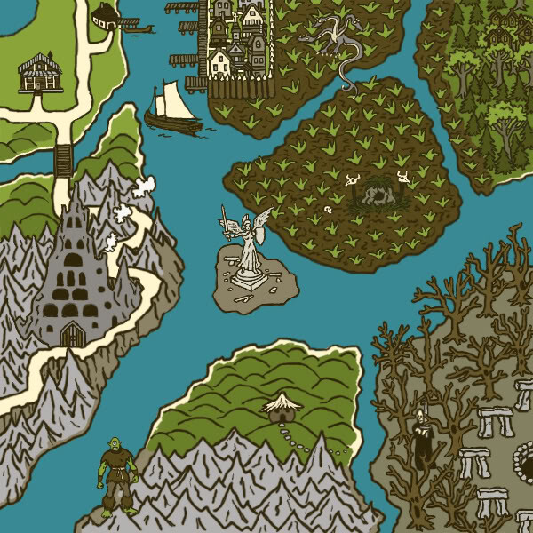 ArtStation - Fantasy Map