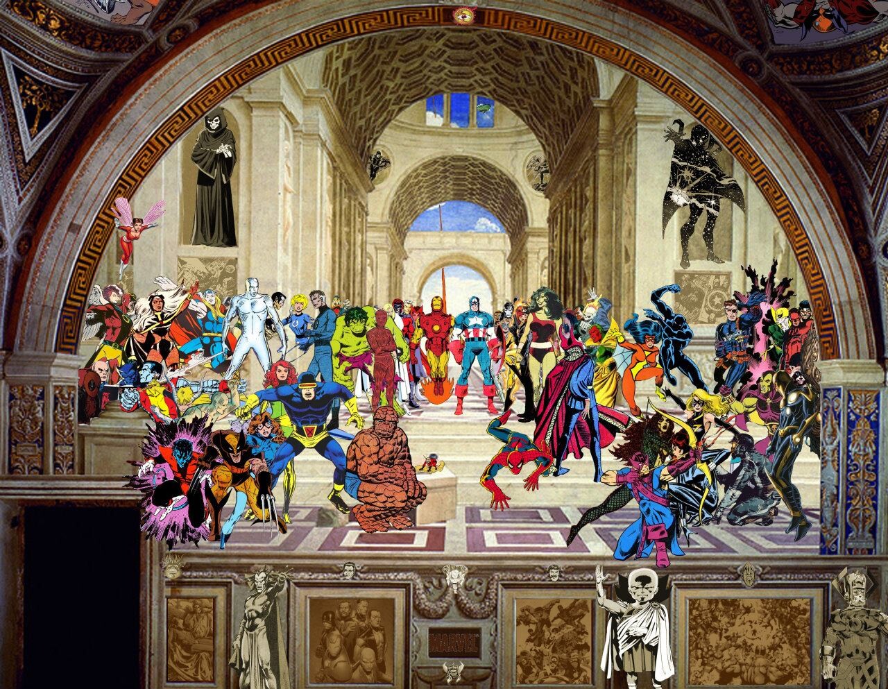 ArtStation - Marvel at the School of Athens